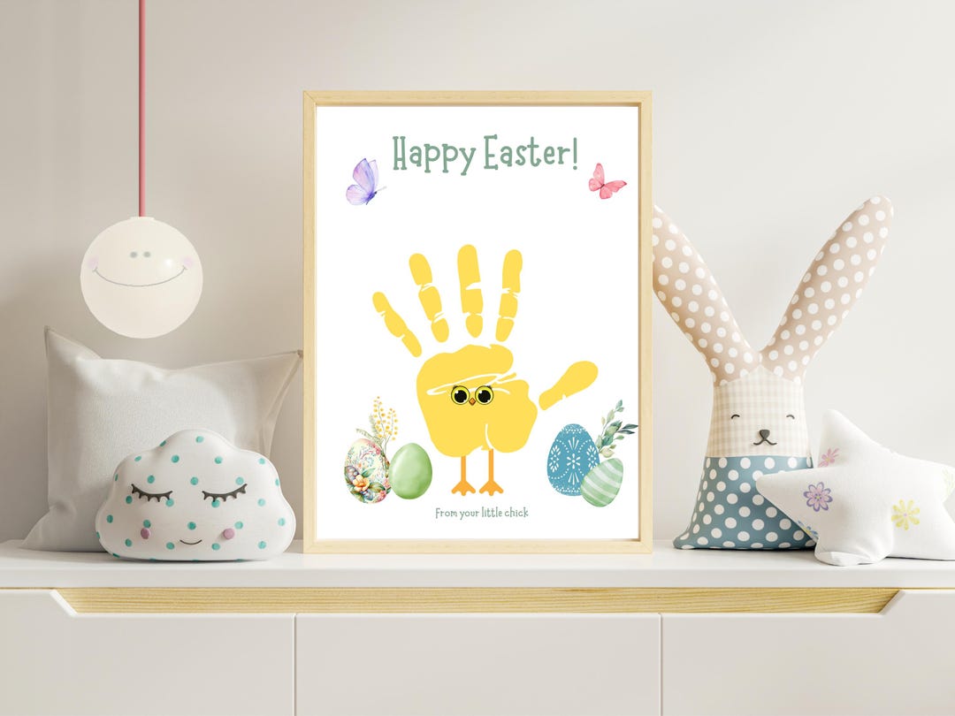 Easter Handprint Footprint Bundle Craft, Easter Handprint Art ...