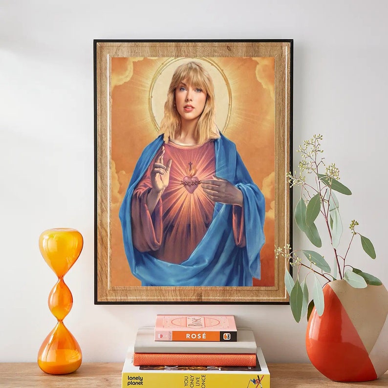 A4 Size Music Poster Jesus Taylor Swift Poster - Etsy
