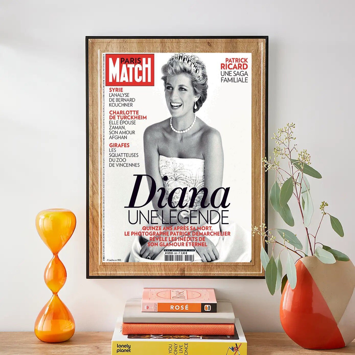 A4 Size Poster Princess Diana Poster Fashion Magazine Poster Vintage ...