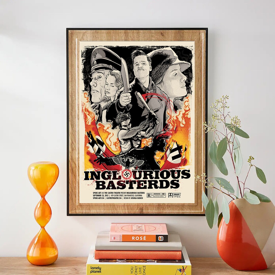 A4 Size Movie Poster Inglourious Basterds Poster Vintage Poster - Etsy