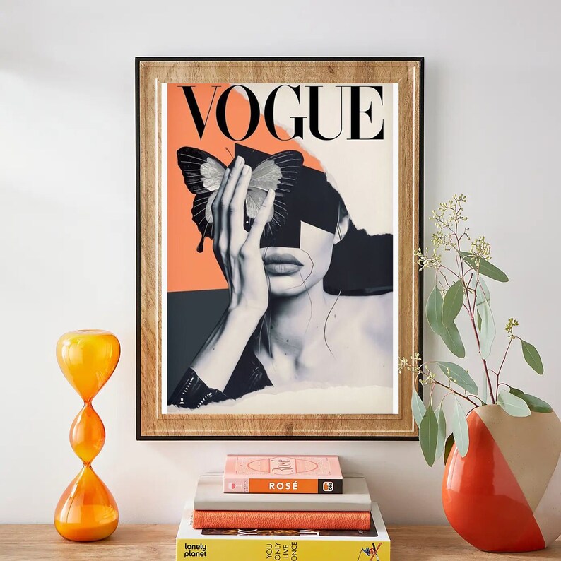 A4 Size Poster Vogue Poster Fashion Magazine Poster Vintage Poster - Etsy