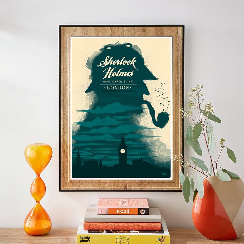 A4 Size Movie Poster Sherlock Holmes Poster Vintage Poster - Etsy