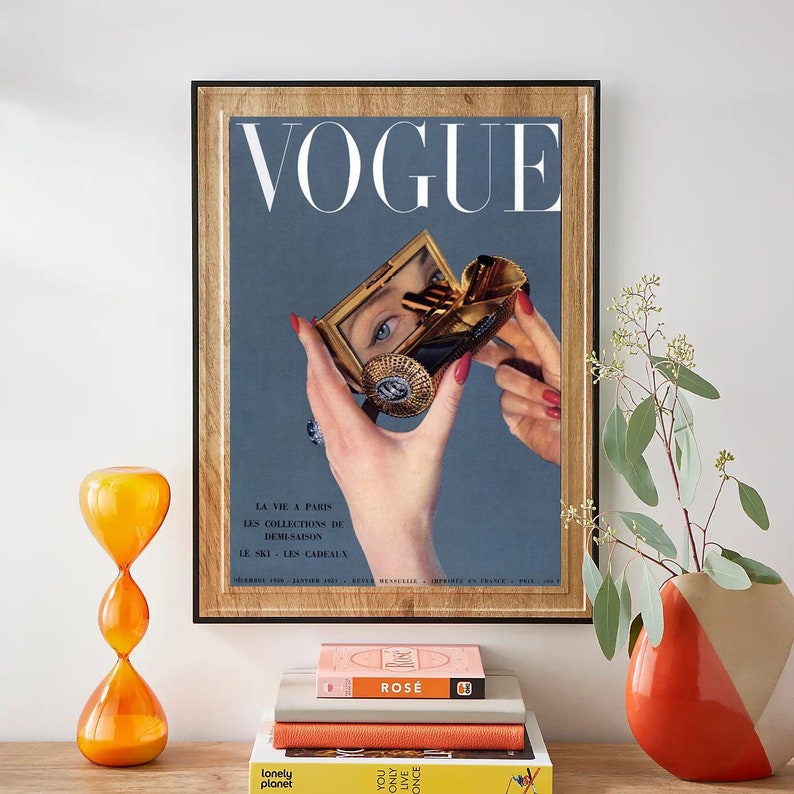 A4 Size Poster Vogue Poster Fashion Magazine Poster Vintage Poster - Etsy