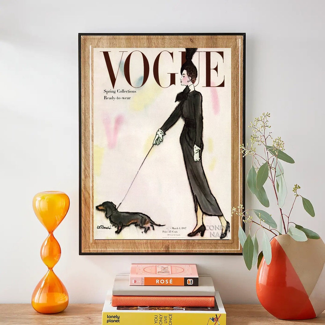 A4 Size Poster Vogue Poster Fashion Magazine Poster Vintage Poster - Etsy