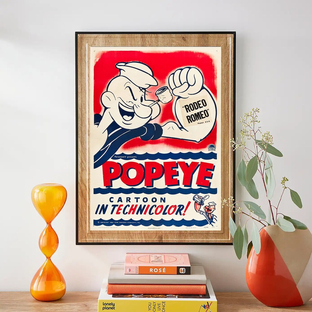 A4 Size Movie Poster Popeye Poster Vintage Poster - Etsy