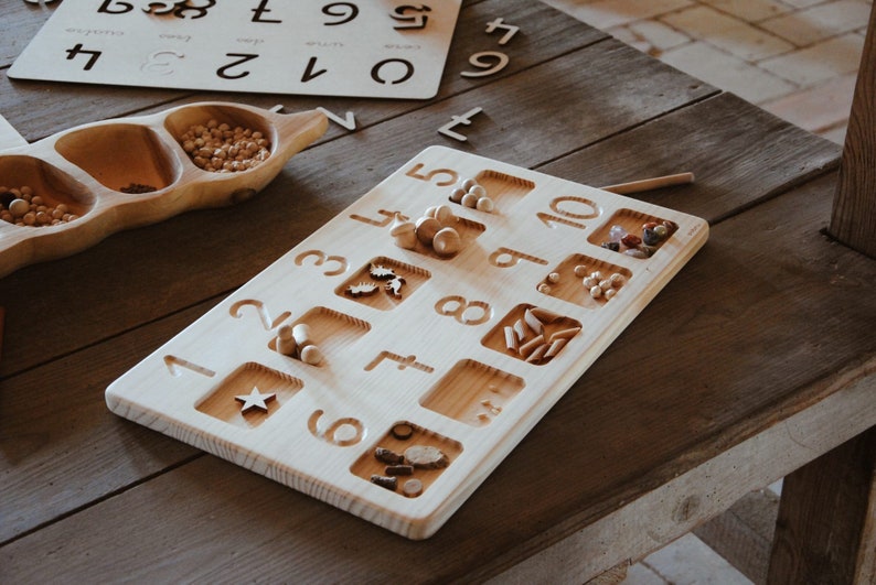 Numeral Counting Chart - Educational Tool to Learn and Practice Numbers ...