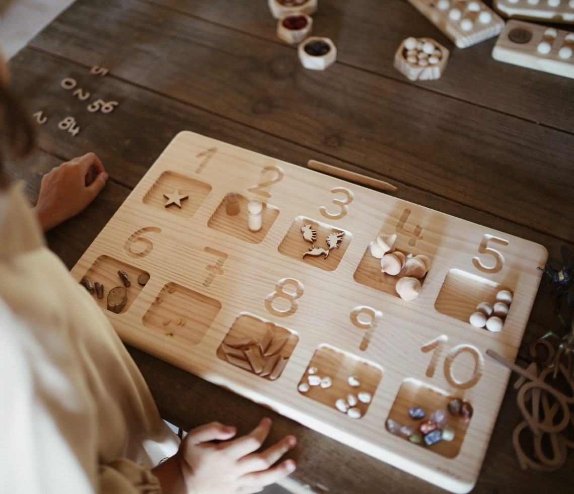 Numeral Counting Chart - Educational Tool to Learn and Practice Numbers ...