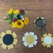 Handmade Crochet Sunflower Pan/pot Liners or Glass Bowl Separators, 100 ...