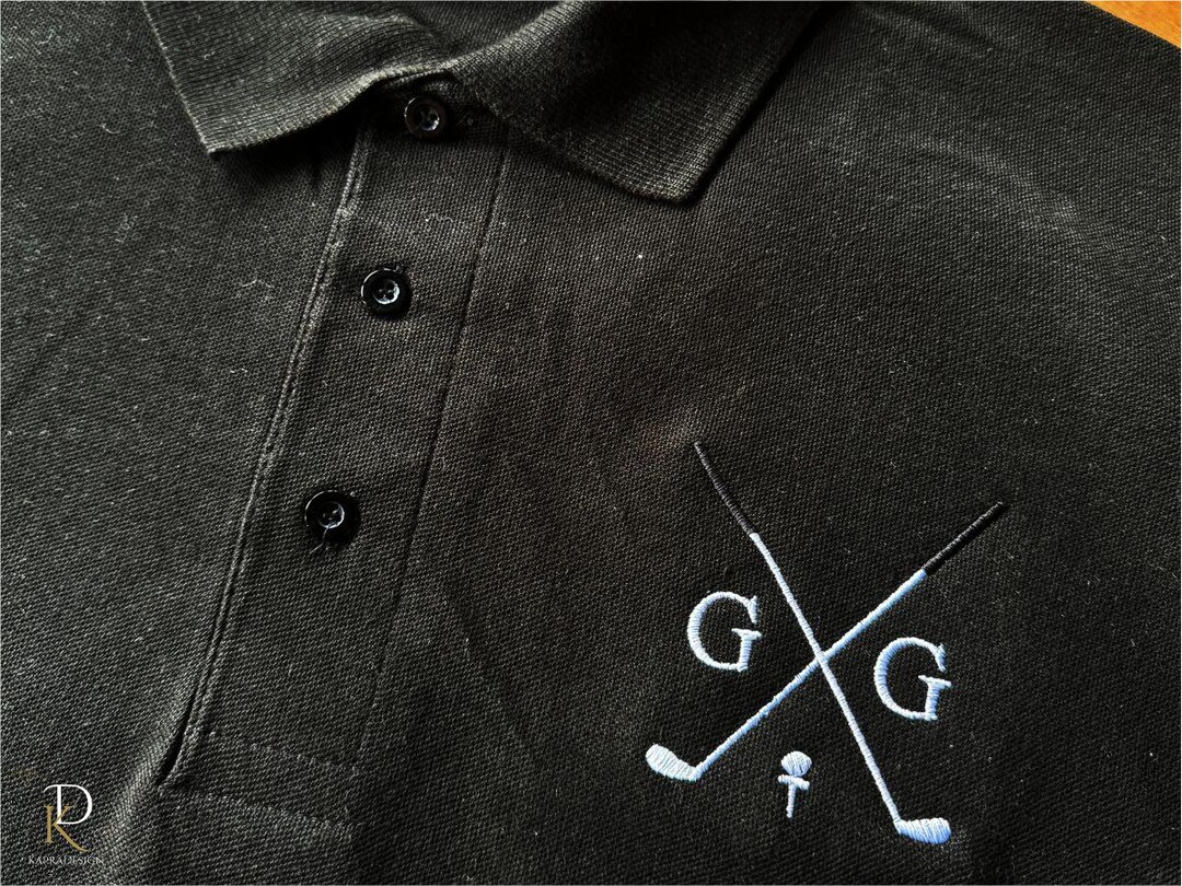Custom Embroidered Polo Shirts, Personalised Text and Logo Monogrammed ...