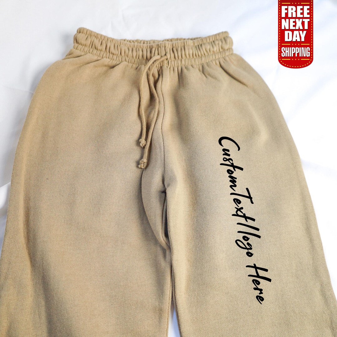 Custom Text/logo Printed Kids Joggers, Personalised Children Joggers ...