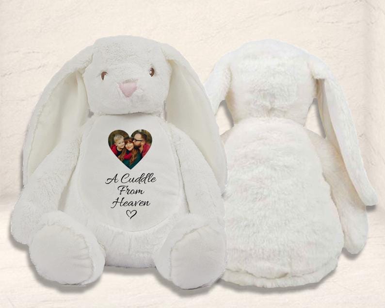 Personalised Memory Teddy Bear, Memorial Keepsake Gifts, Custom Family ...