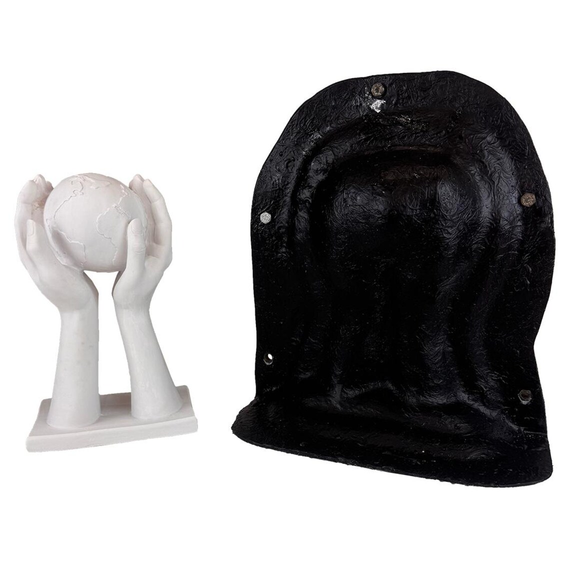 Hands Holding World Fiberglass Jacketed Mold Statue Silicone Mold for ...