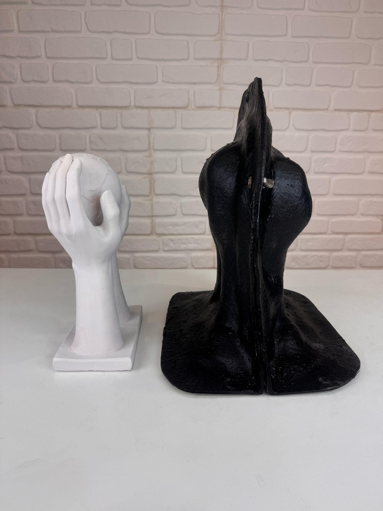 Hands Holding World Fiberglass Jacketed Mold Statue Silicone Mold for ...