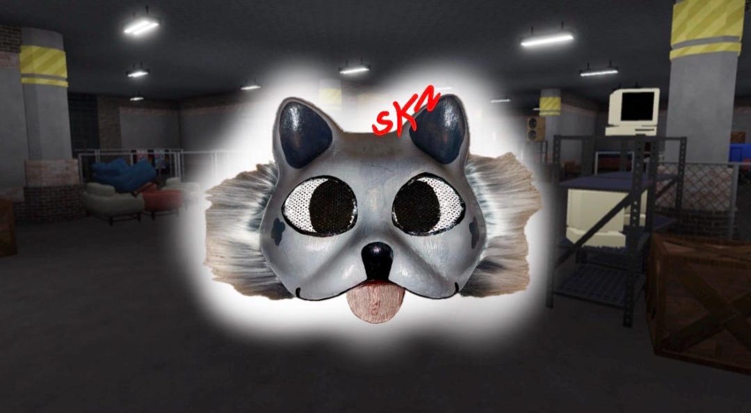 Pebbles Cat Mask! (dwrld) - Etsy