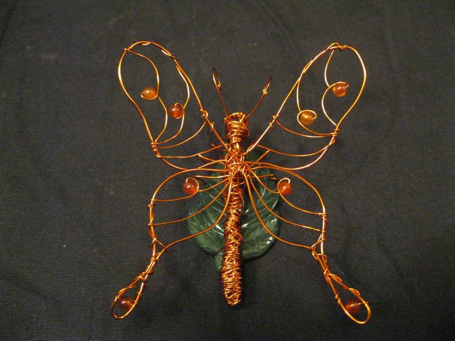 Small Butterfly Copper Wire Sculpture - Etsy