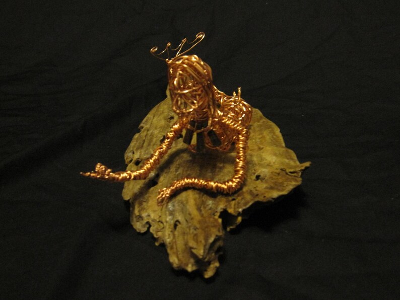 Mermaid With Sharp Teeth Wire Sculpture - Etsy