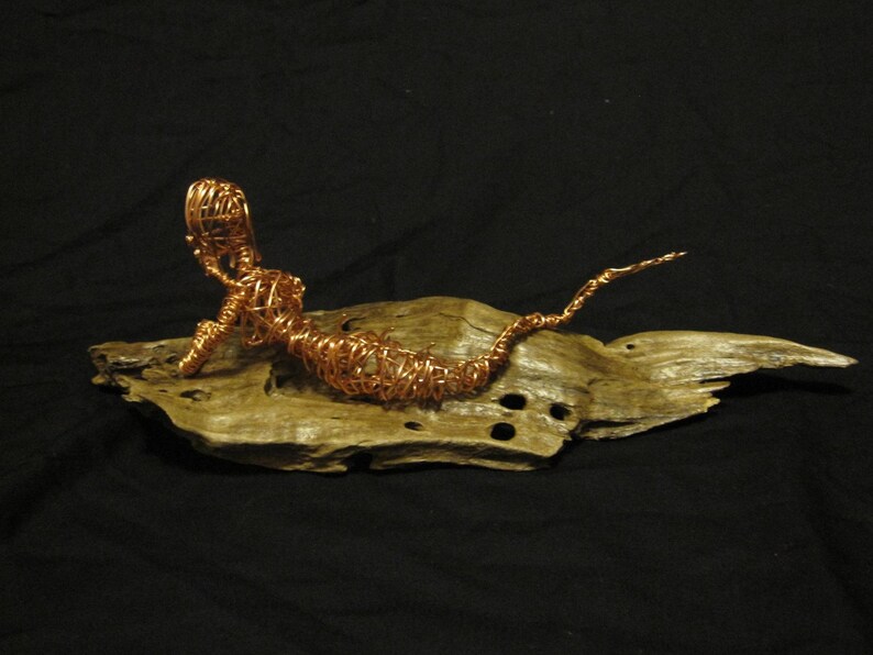 Mermaid With Sharp Teeth Wire Sculpture - Etsy