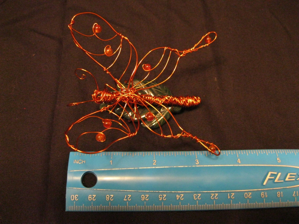 Small Butterfly Copper Wire Sculpture - Etsy