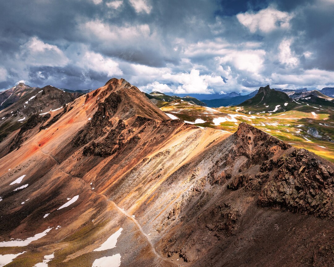 Rocky Mountain Colorado Alpine Loop: Engineer Pass Summit View ...