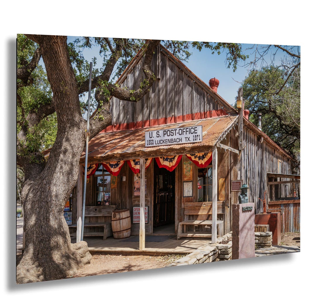 Luckenbach, Texas Post Office: Fine Art Print on Premium Photo Paper or ...