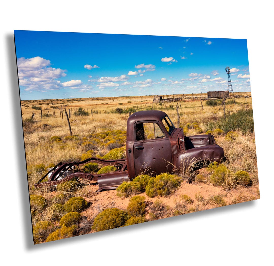 1948 Chevy Pickup on Route 66 Endee New Mexico Photo Original Wall Art ...