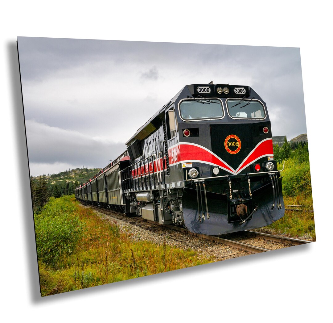 Alaska Train Print, Fall Train Scene, Alaska Wilderness, Train Engine ...