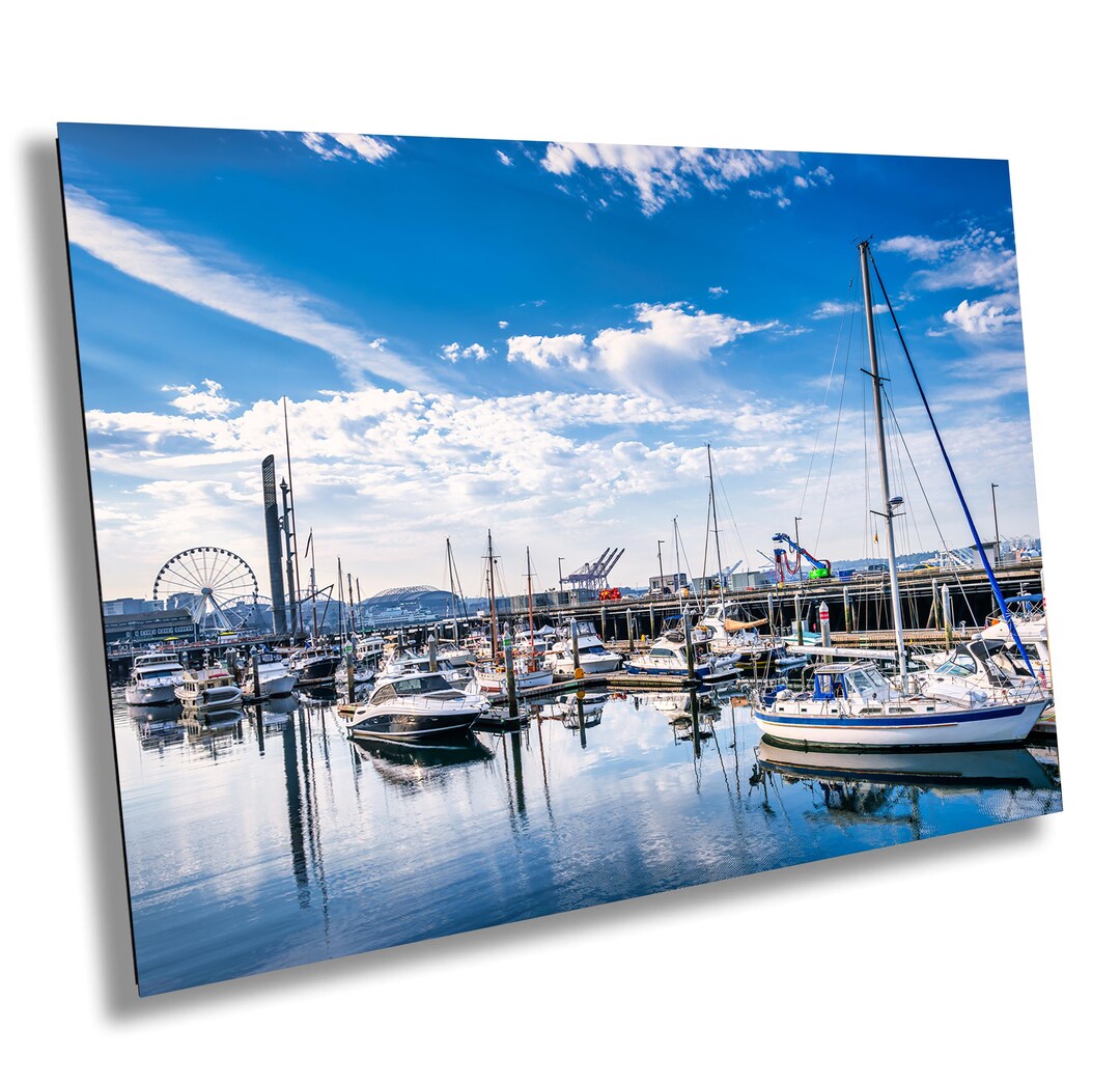 Seattle Waterfront Fine Art Print: Pier 66 Alaska Cruise Souvenir ...