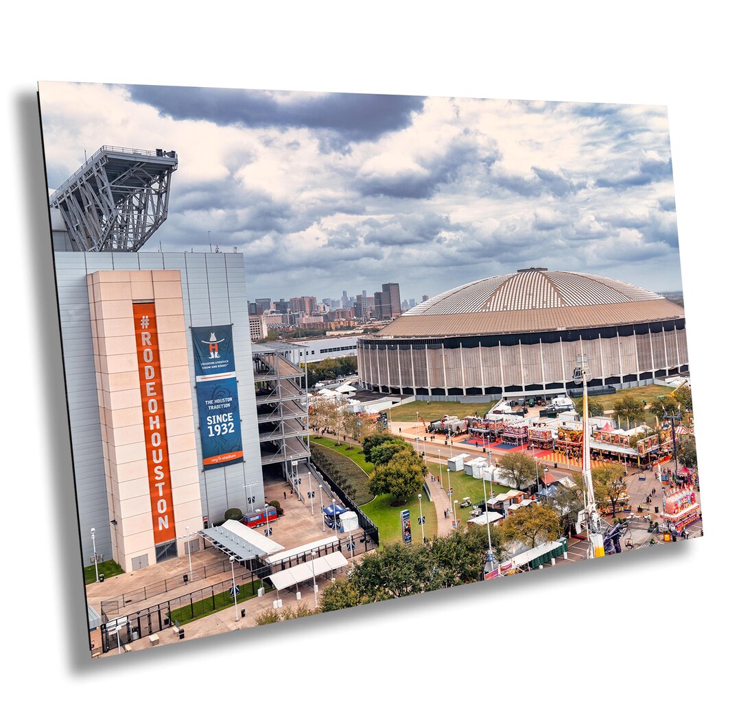 Houston Texas Astrodome Sunset Photo Large Wall Art Print Fine Art ...
