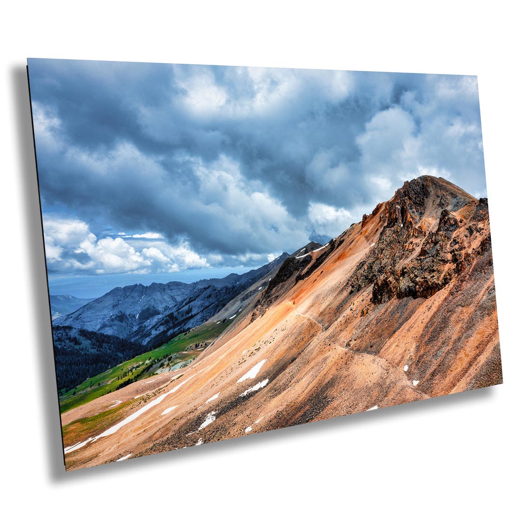 Rocky Mountain Colorado Alpine Loop the View From Engineer Pass Summit ...