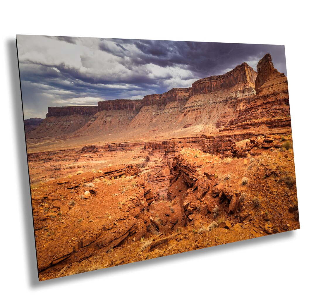 Photograph of Moab Red Rock Canyon Landscape | Utah Desert Wall Art ...