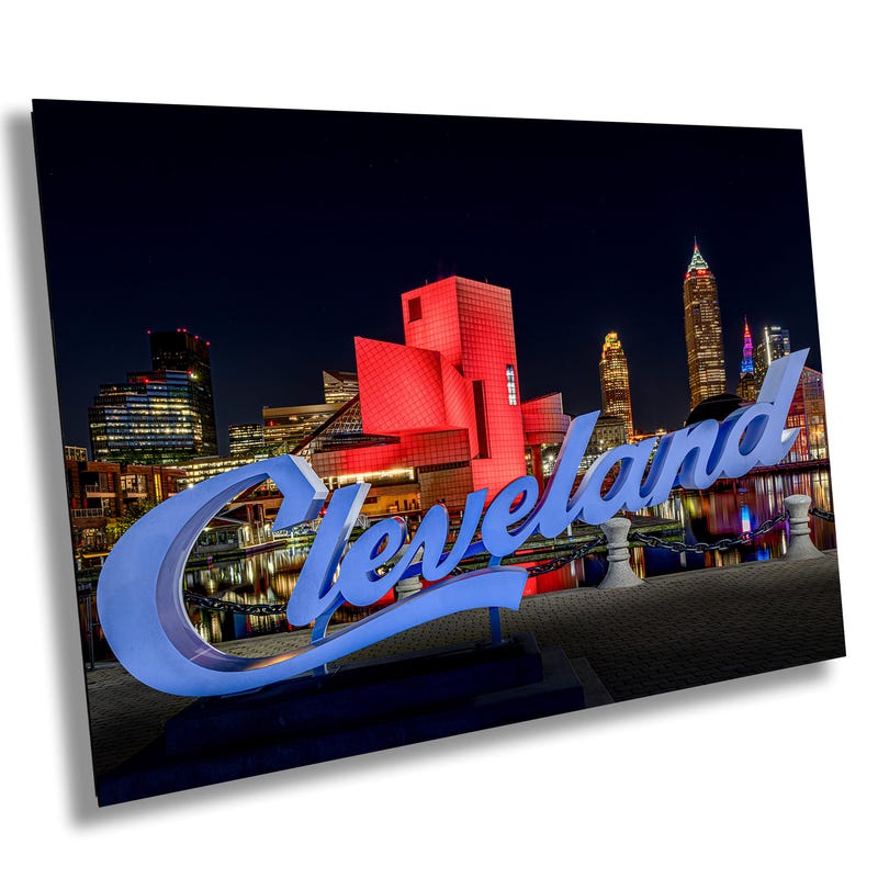 Cleveland Skyline - Etsy