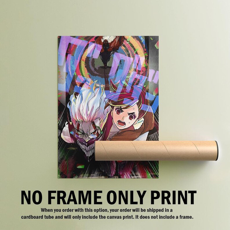 Dandadan Collage Style Poster, Anime Gift, Neon Wall Art, Anime Decor ...