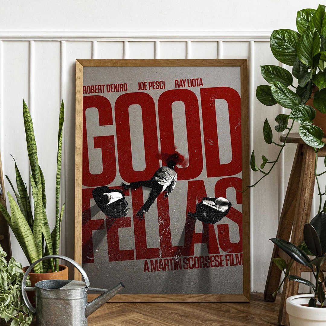 Goodfellas Movie Poster, Classic Movie Poster, Martin Scorcese, Mafia ...
