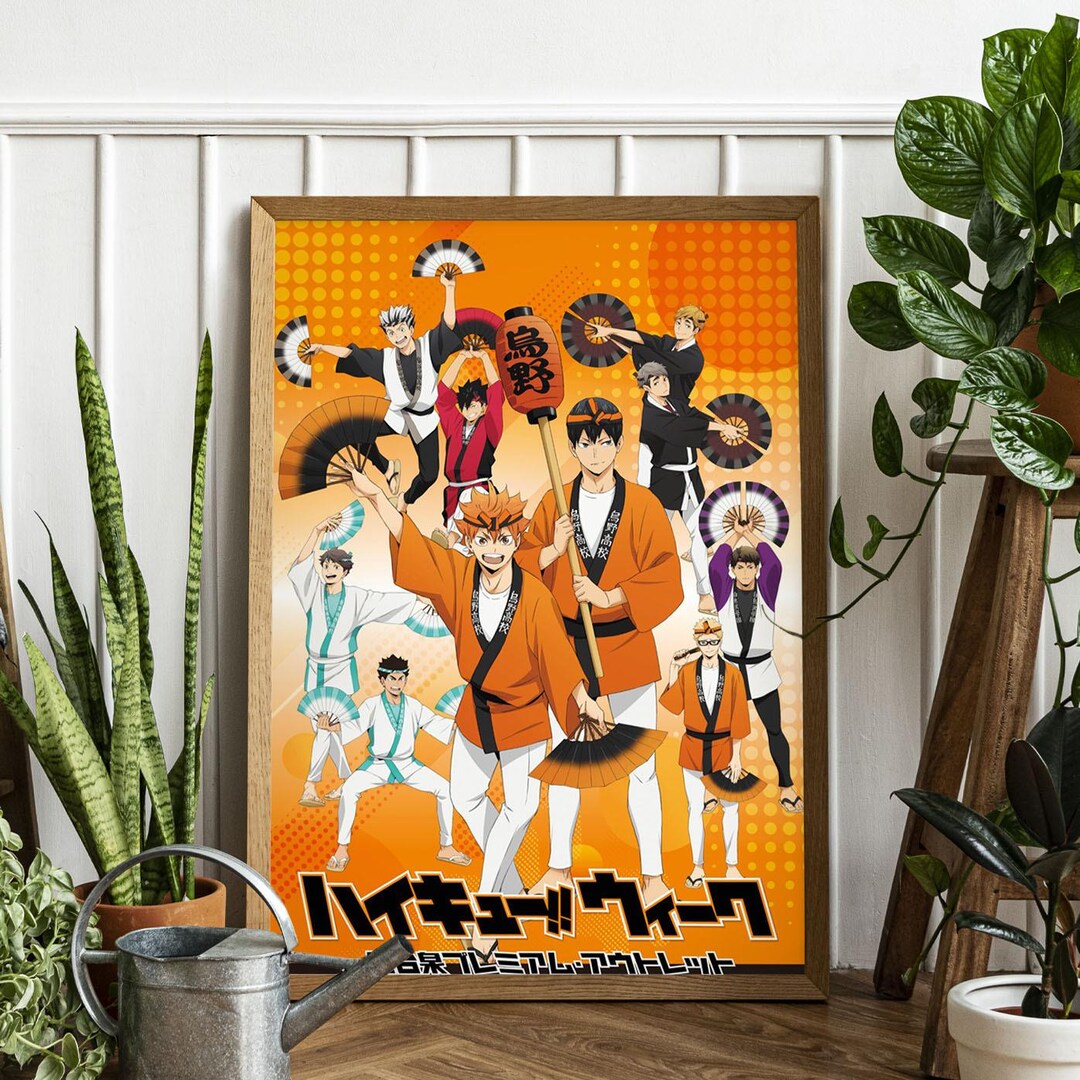 Haikyuu Poster, Haikyuu Anime Wall Poster Print, Shoyo Hinata Wall Art ...