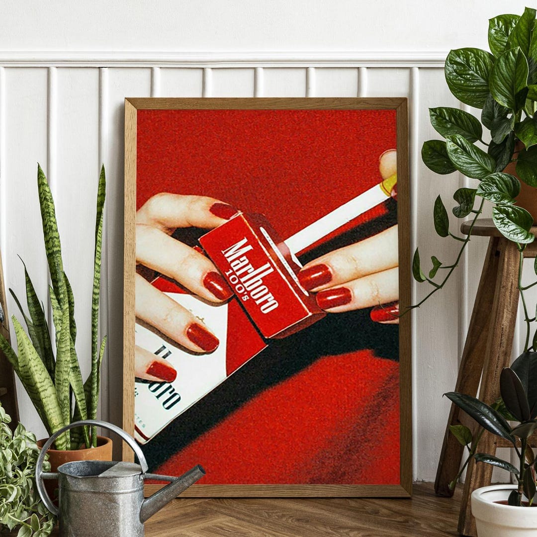 Marlboro Man - Marlboro Vintage Poster - Marlboro Cigar - Marlboro ...