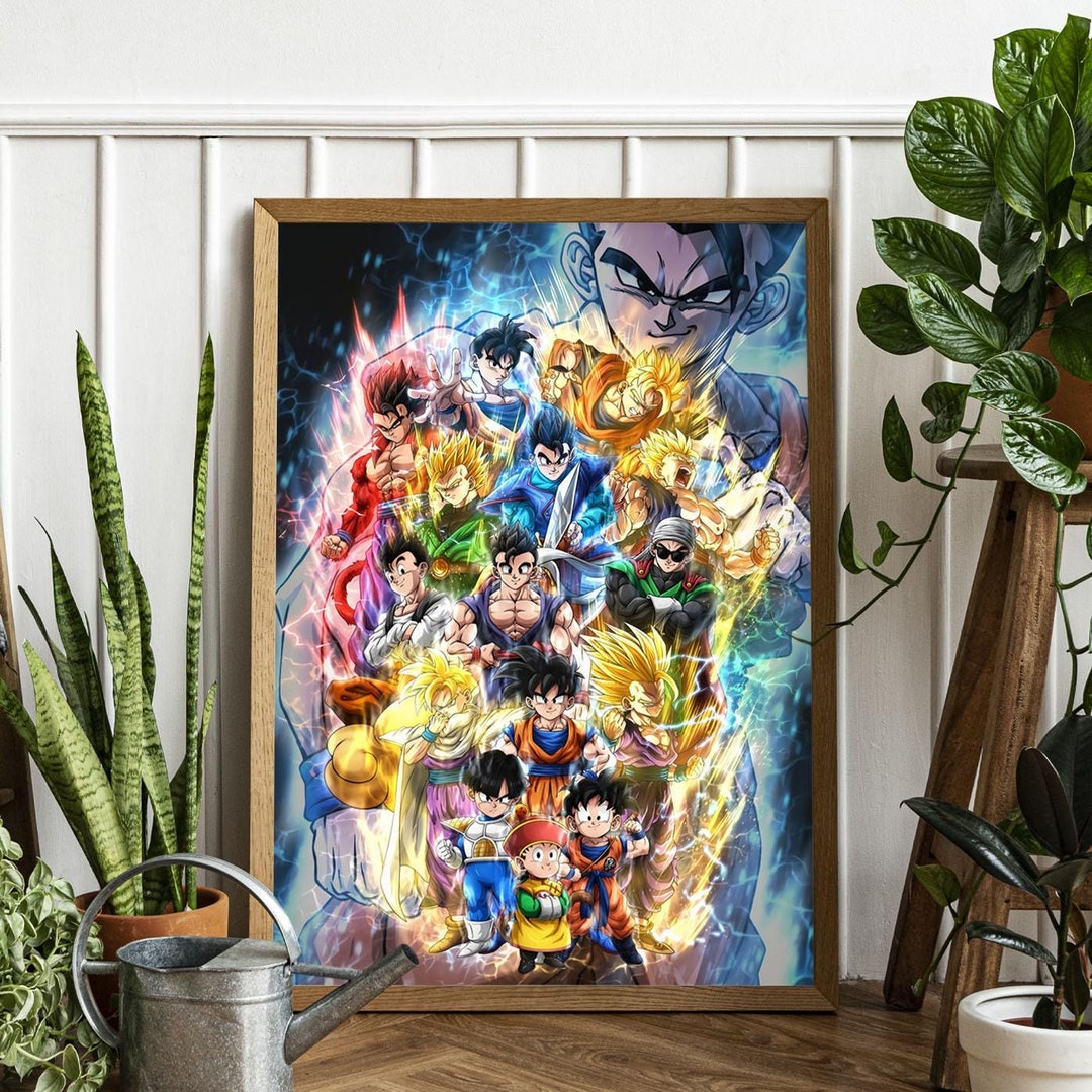 Dragon Ball Z, Kame House, Anime Gift, Older Goku, Gaming, Anime, 1980 ...