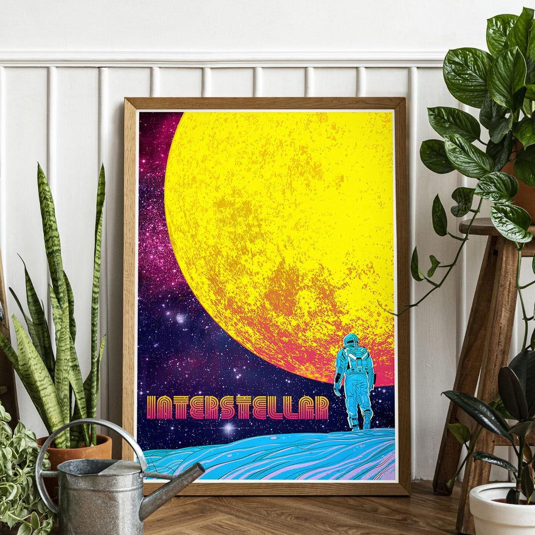 Interstellar Poster, Classic Movie Poster, Christopher Nolan, Space ...