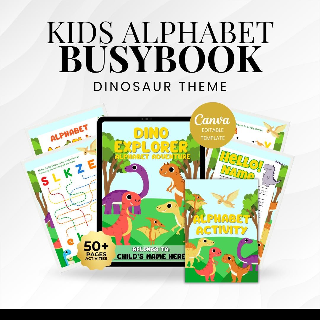 Engaging Dino Explorer Busy Books for Kids | Fun Learning Activities ...