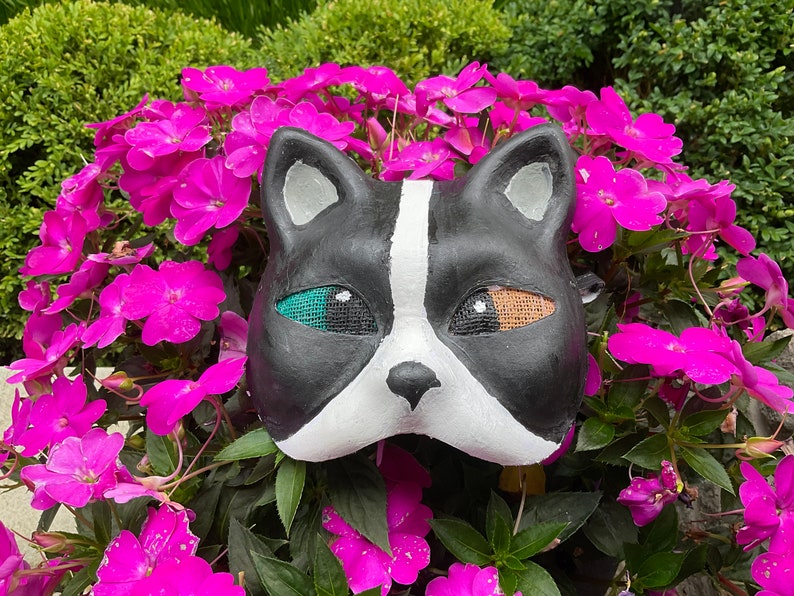 Black and White Maine Coon Cat Mask - Etsy