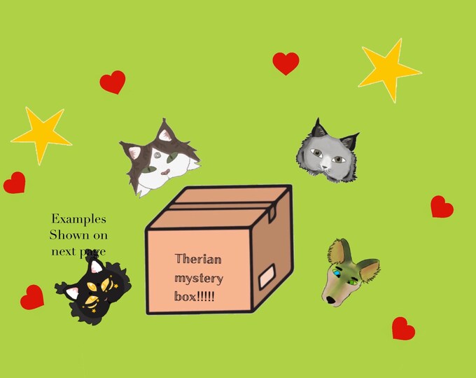 Therian Mask Mystery Box - Etsy Australia