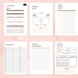 2025 Digital Homeschool Planner Reach Home Education Yearly Goals With ...