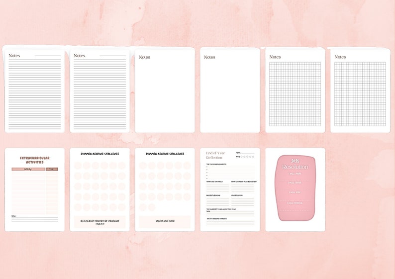 2025 Digital Homeschool Planner Reach Home Education Yearly Goals With ...