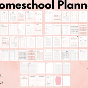 2025 Digital Homeschool Planner Reach Home Education Yearly Goals With ...