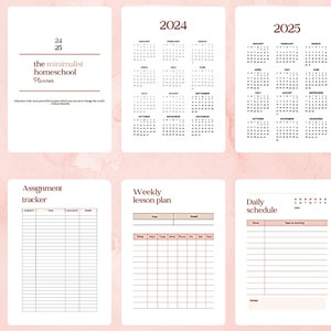 2025 Digital Homeschool Planner Reach Home Education Yearly Goals With ...
