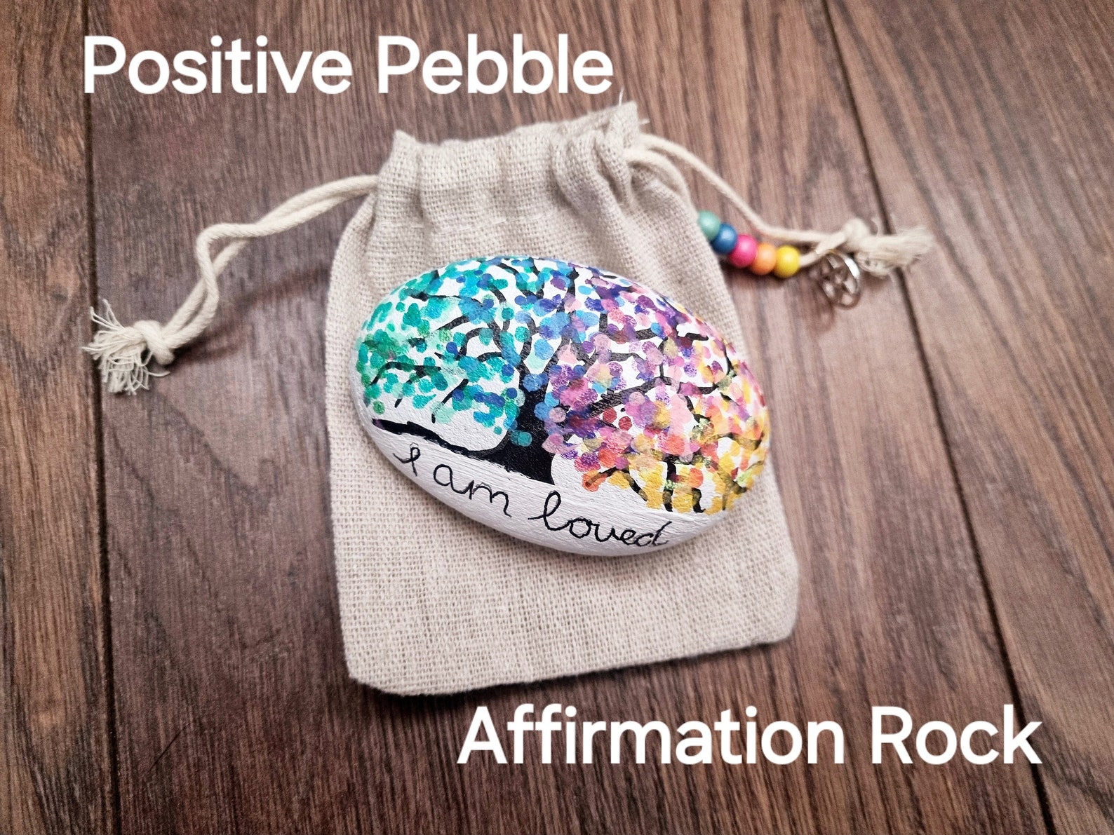 Positive Affirmation Pebble, Personalise or Design Your Own, Daily ...