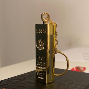 Permanent Match Lighter Metal Infinity Gadget Reusable Keyring ...