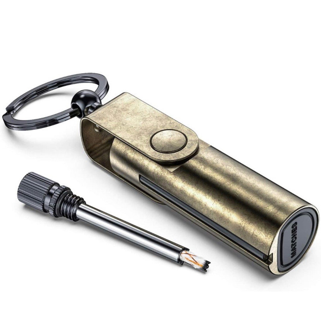 Metal Infinity Matches Windproof Lighter Gadget Reusable Creative Cigarette Lighters for Stoners ...