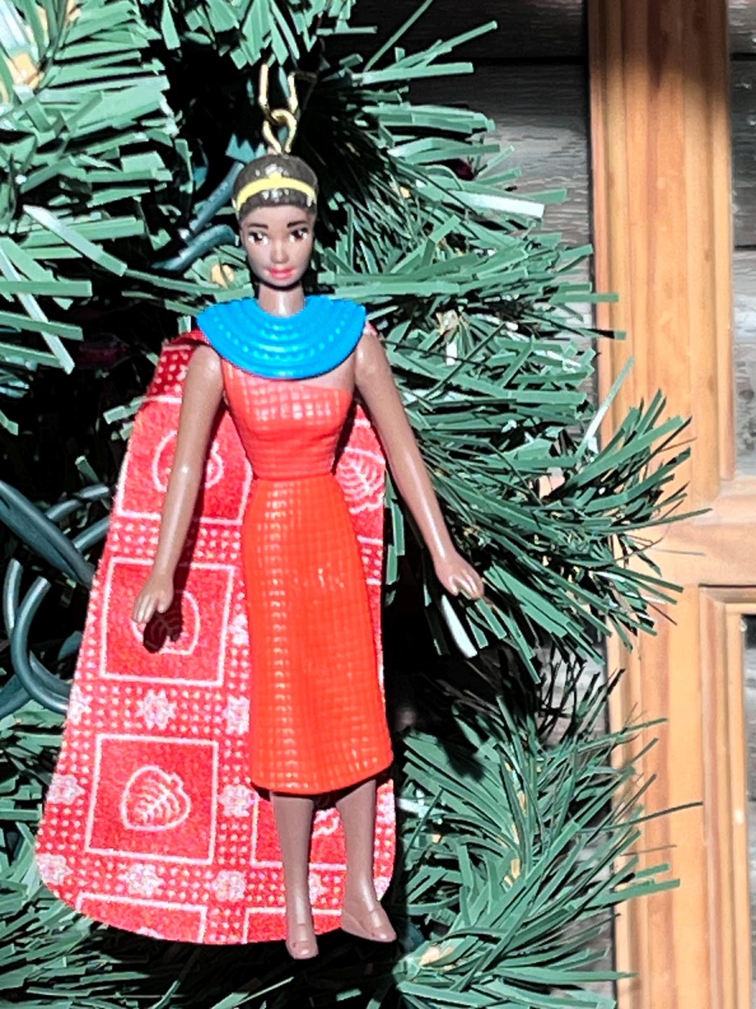 C. 1995 Kenya Barbie Holiday Ornament - Etsy