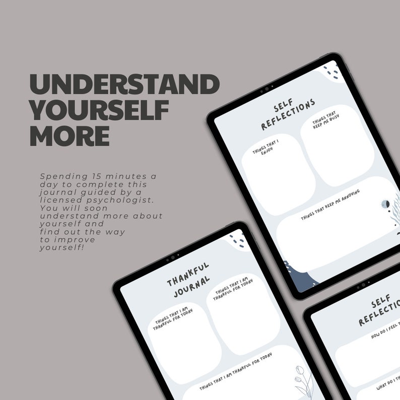 Self Reflection Journal Template - Etsy