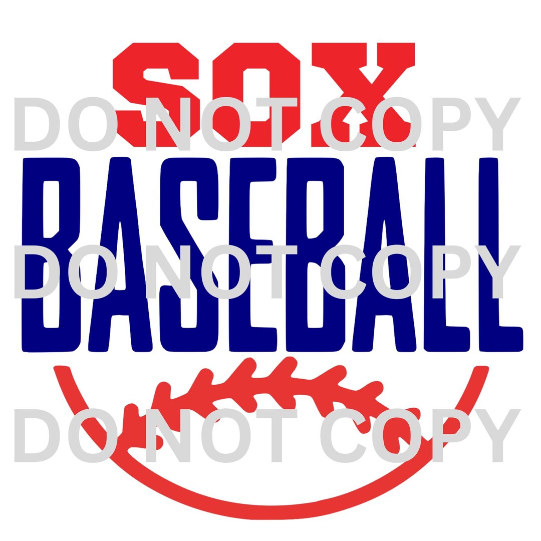SBG SOX Baseball Png Image 4 Instant Downloadable File - Etsy